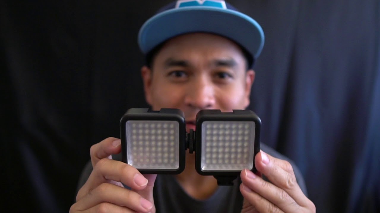 Mini Dimmable LED Video Fill light for vlogging & comparison - unboxing ...