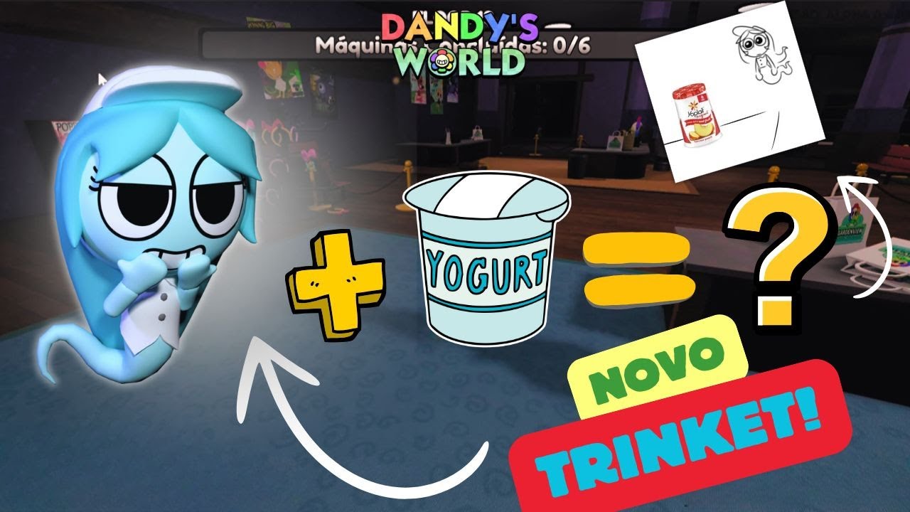 👻 Novo TRINKET confirmado?! (GHOST YOGURT) em Dandy's World| ROBLOX ...