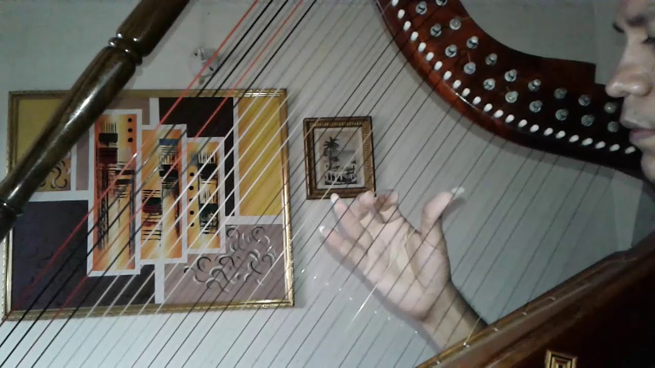 Instrumental de Arpa "Moliendo Café" Curso-Clases de Arpa - YouTube