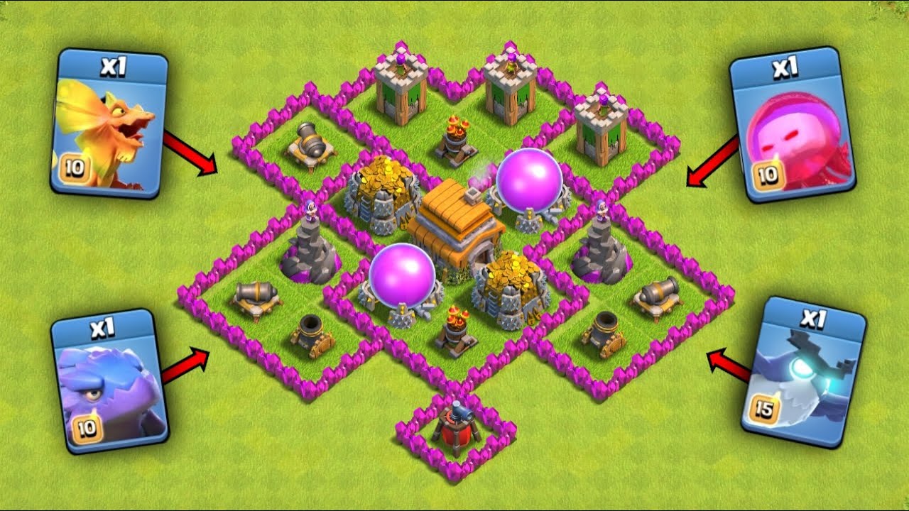 Max Th6 vs Max Pets In Clash of Clans - YouTube