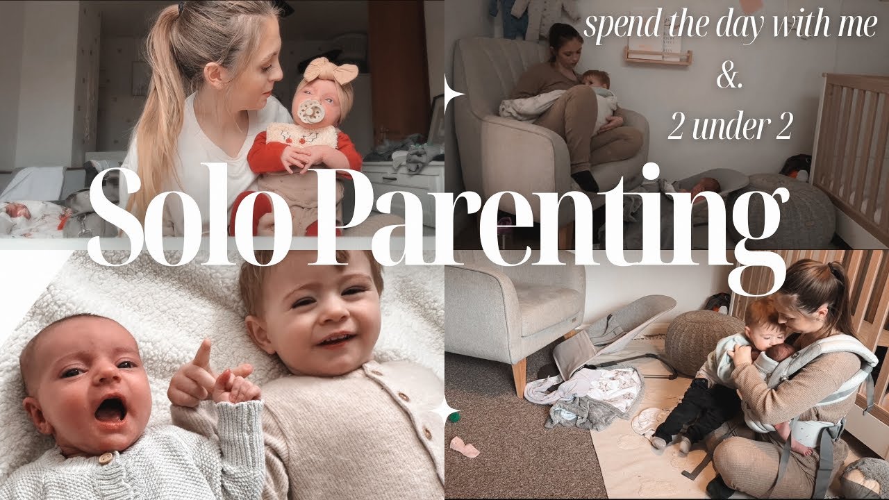 First Time On My Own With 2 under 2! Solo Parenting! - YouTube