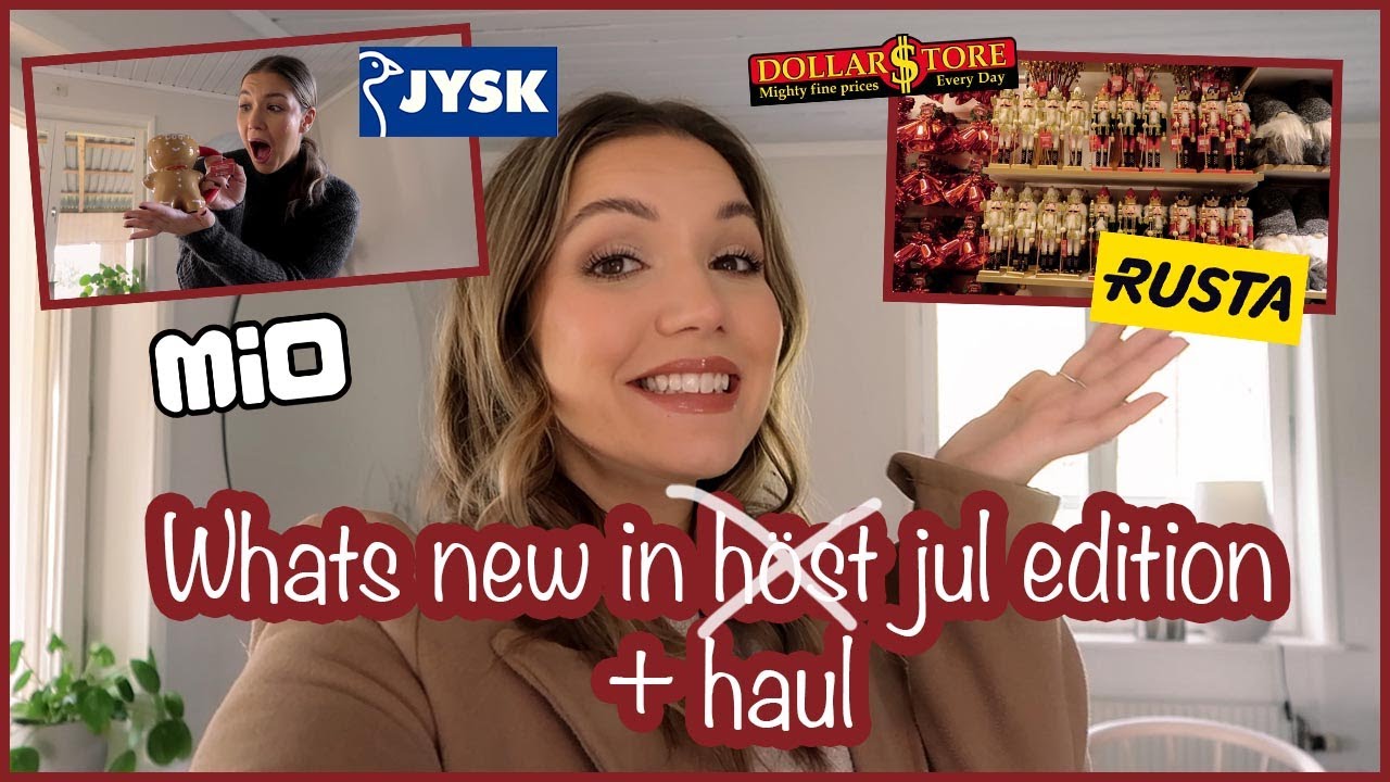 WHATS NEW IN HÖST (JUL) EDITION OCH HAUL🍂 VLOGG 91 -AMANDA MARIN - YouTube