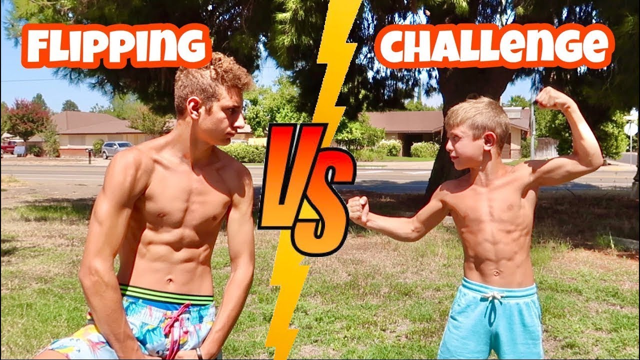 FLIPPING CHALLENGE ***brother VS brother*** - YouTube