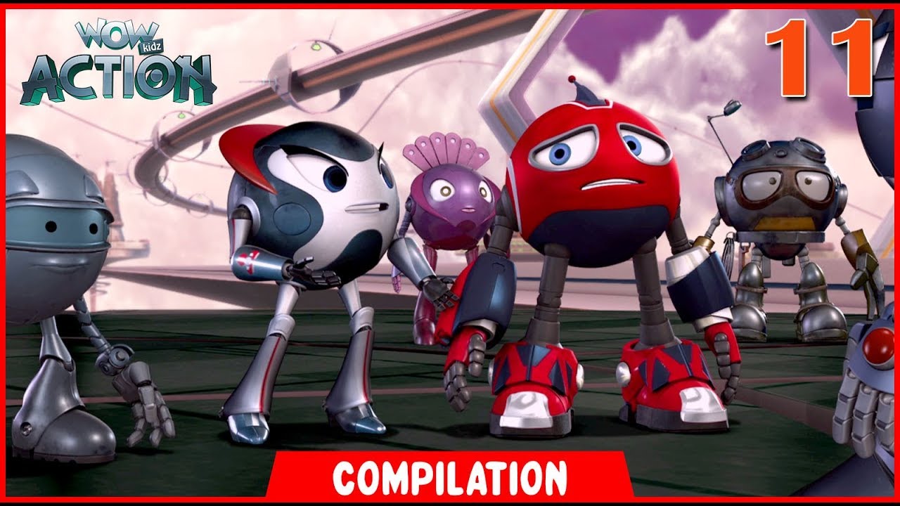 Rollbots | Compilation - 11 | Action series for kids| 3D cartoons ...