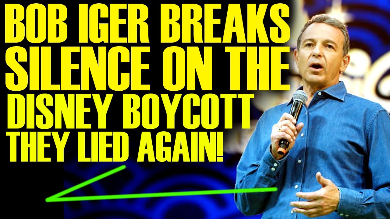 BOB IGER BREAKS SILENCE ON DISNEY BOYCOTT! Disney Lies Again To ...