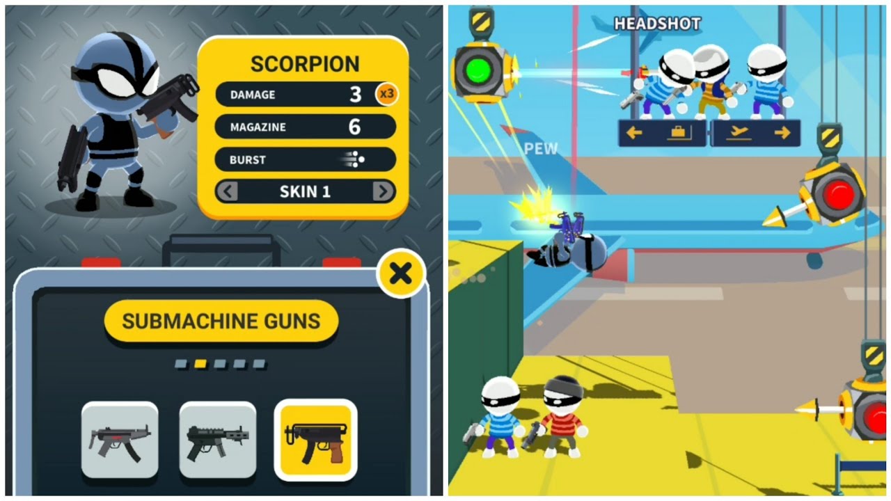 JOHNNY TRIGGER ALL 360 LEVELS GAMEPLAY | SPIDER OUTFIT + SUBMACHINE ...