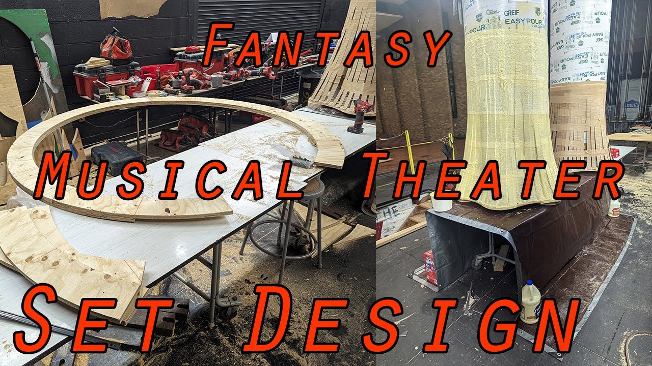 Shrek The Musical Set Design & Construction Ep. 4 | Tower Base & More ...