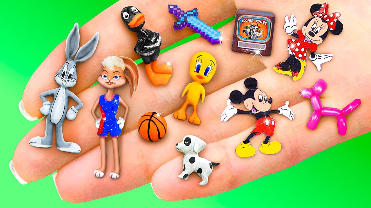 Space Jam / 10 Kreasi Boneka dan Mainan Miniatur - YouTube