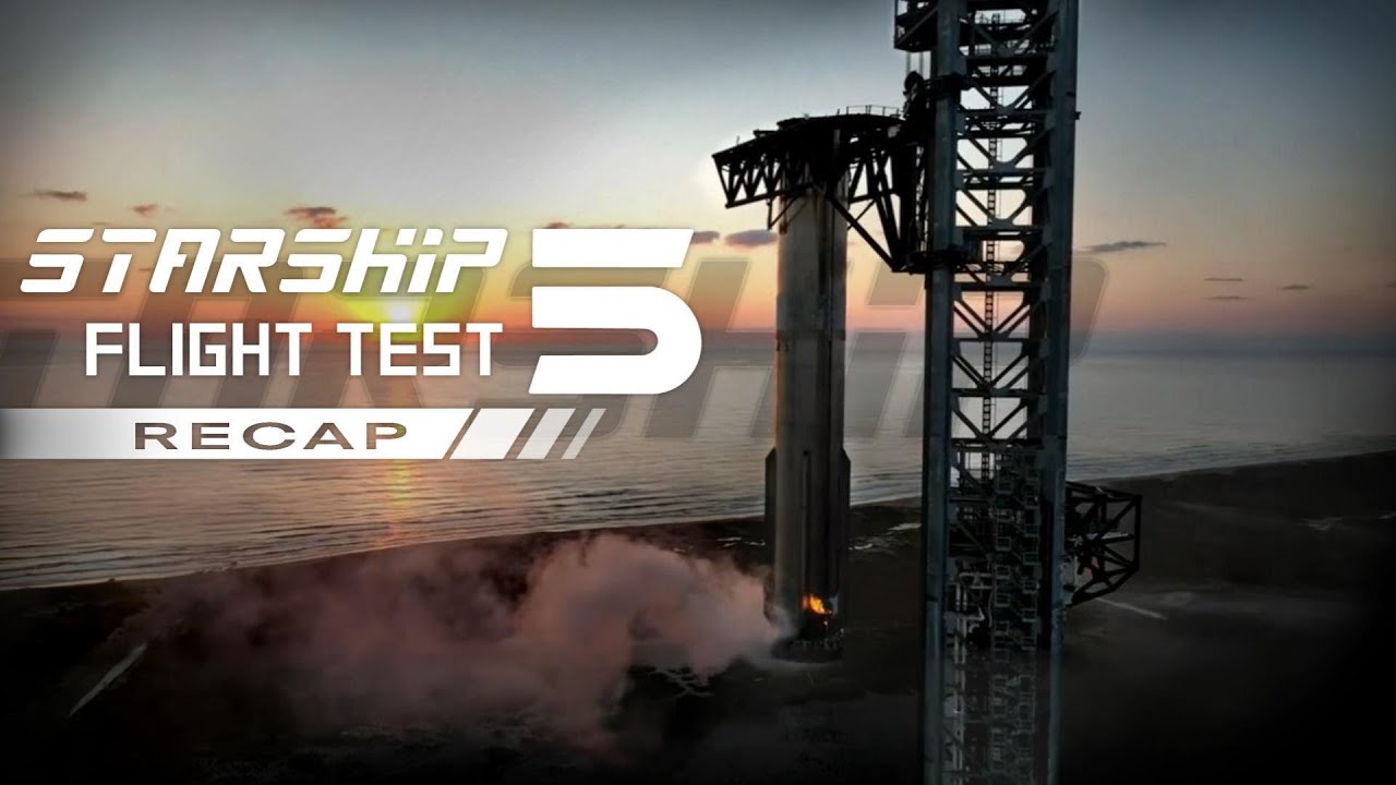Starship Flight Test 5 recap - YouTube