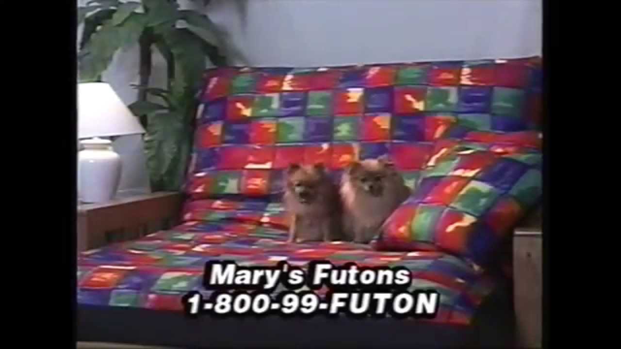Mary's Futons - KFTY TV 50 Commercial "Talking Dogs" - YouTube