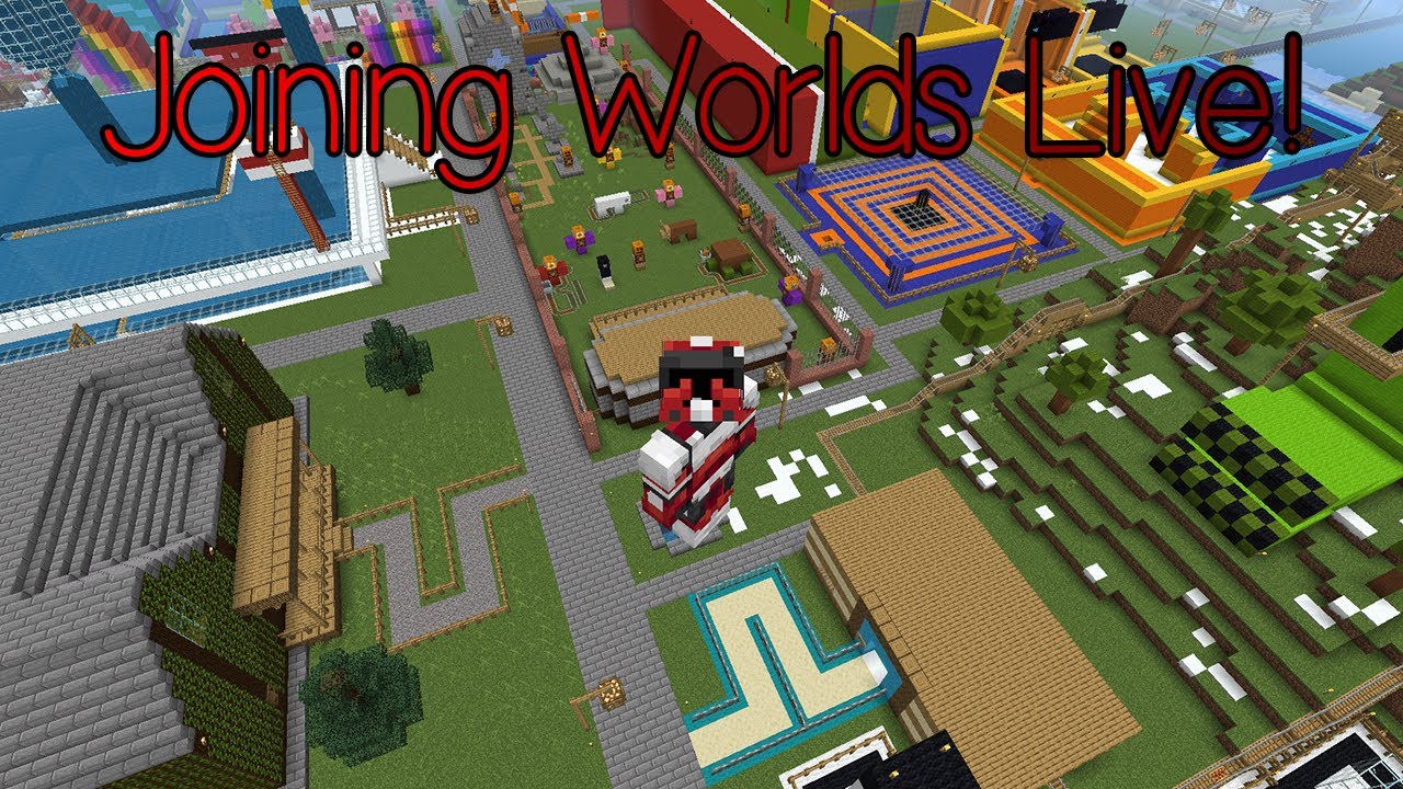 JOINING YOUR MINECRAFT WORLDS LIVE!! - YouTube
