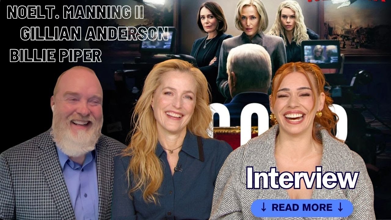 Gillian Anderson & Billie Piper interview for Scoop - YouTube