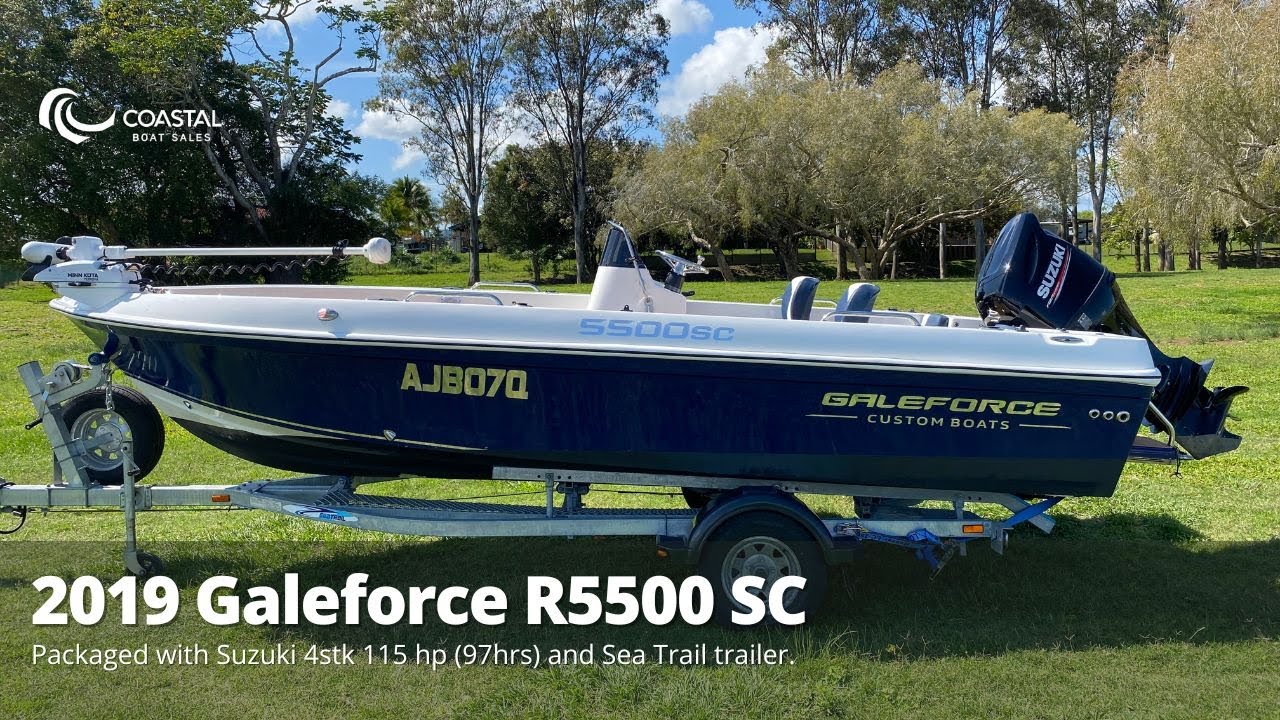 Coastal Boat Sales: 2019 Galeforce R5500 SC - YouTube