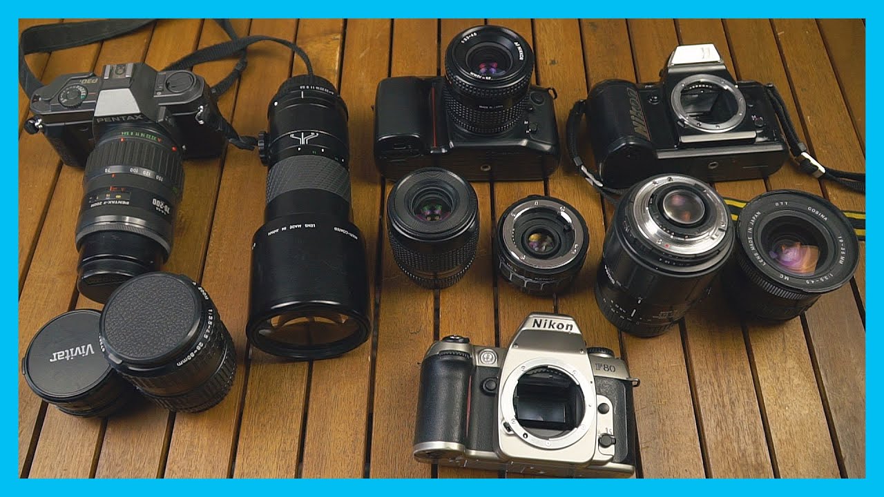 I bought the most random assortment of old cameras and lenses - YouTube