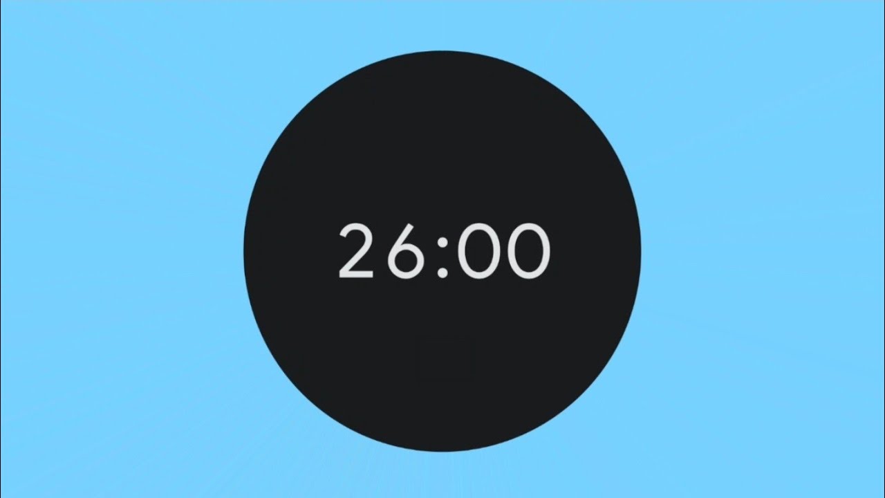 26 Minutes Timer - YouTube