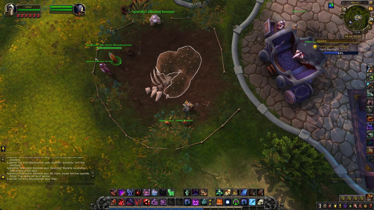 The Bloodwatcher Legacy Quest ID 47329 Playthrough WoW - YouTube