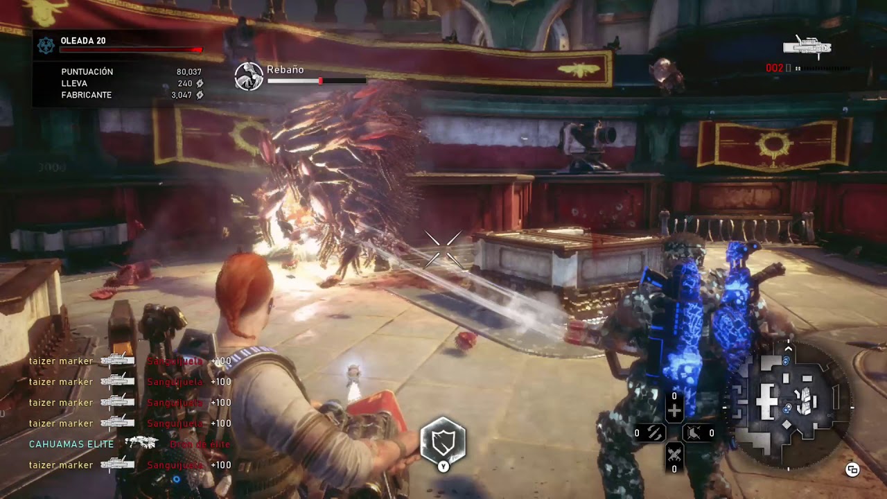 Gears 5 horde boss gameplay - YouTube
