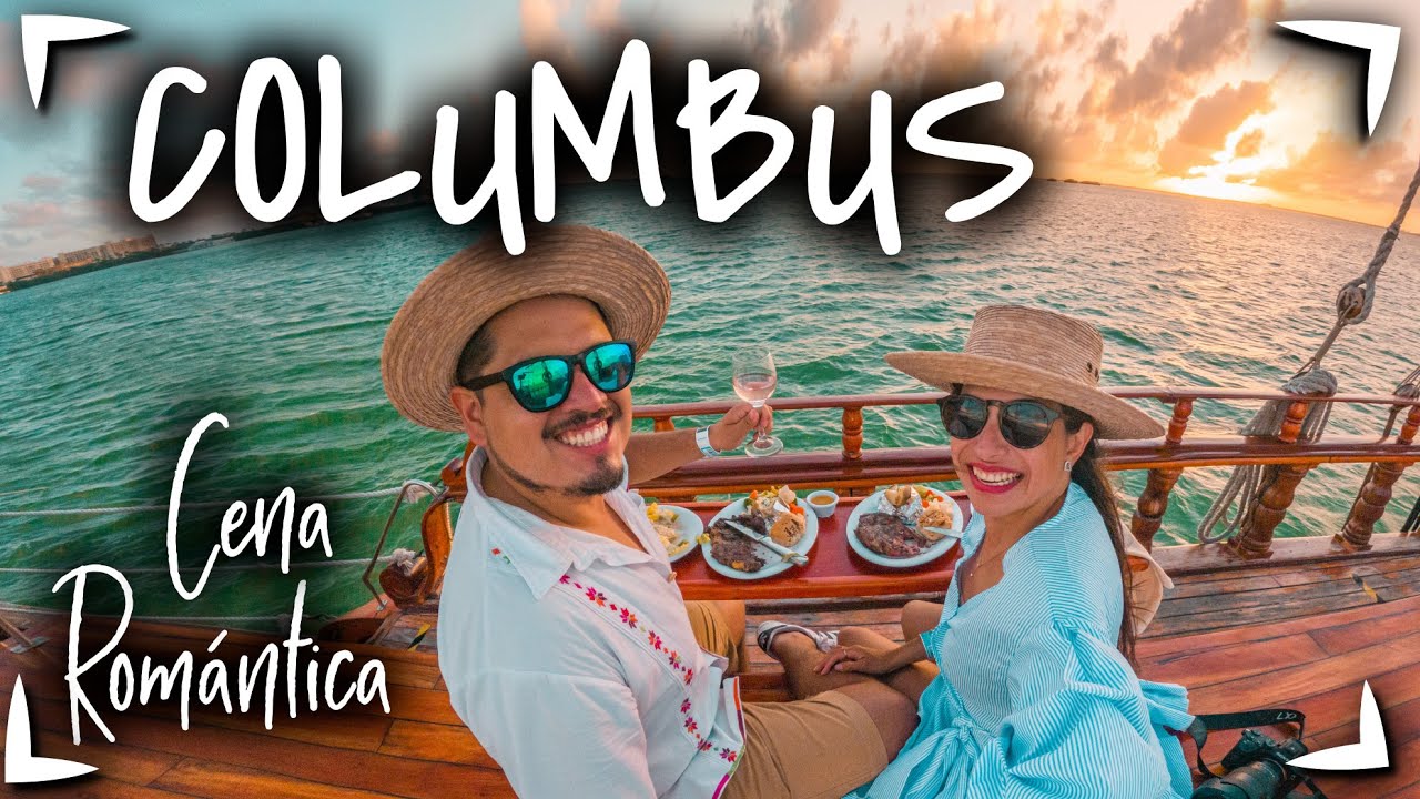 COLUMBUS CANCUN 🔴 CENA ROMANTICA EN UN BARCO BARRA LIBRE TOUR CANCUN ...