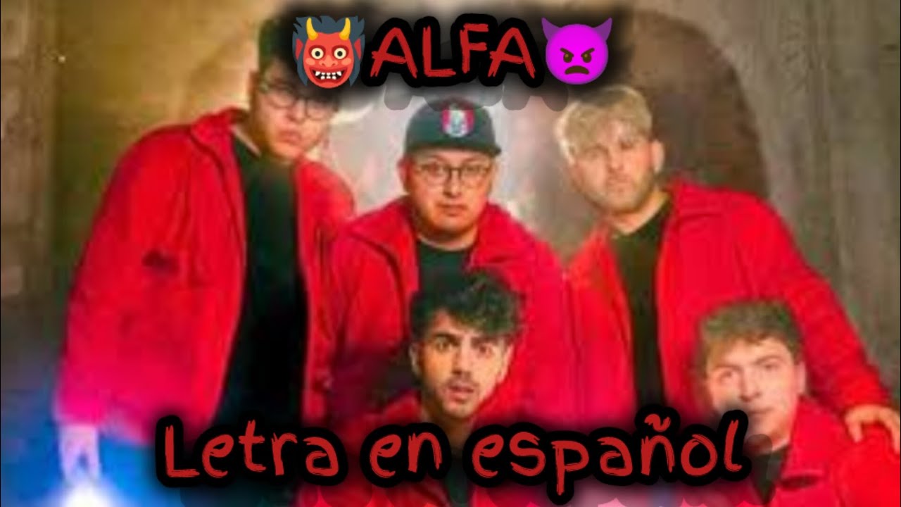 ALFA letra - Fede Vigevani @fedevigevani - YouTube