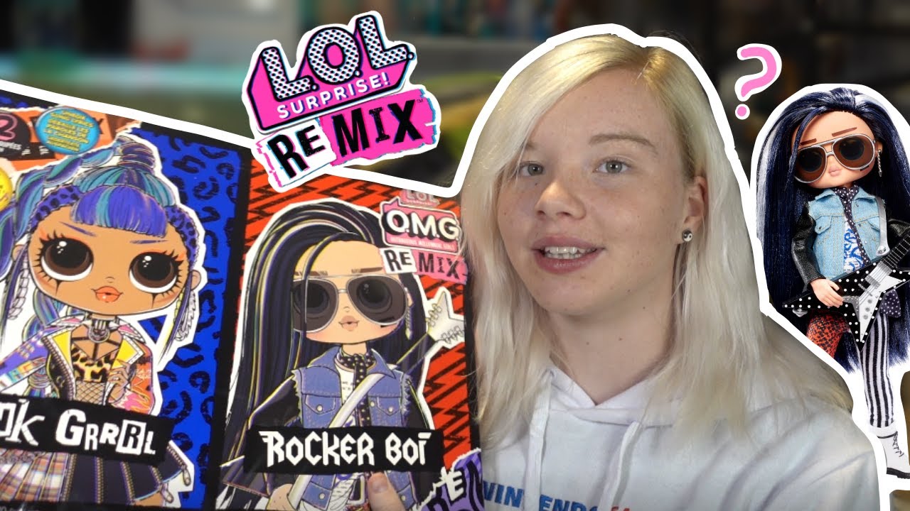 FIRST LOL OMG BOY DOLL? (Rocker Boy & Punk Girl LOL Remix Dolls) - YouTube