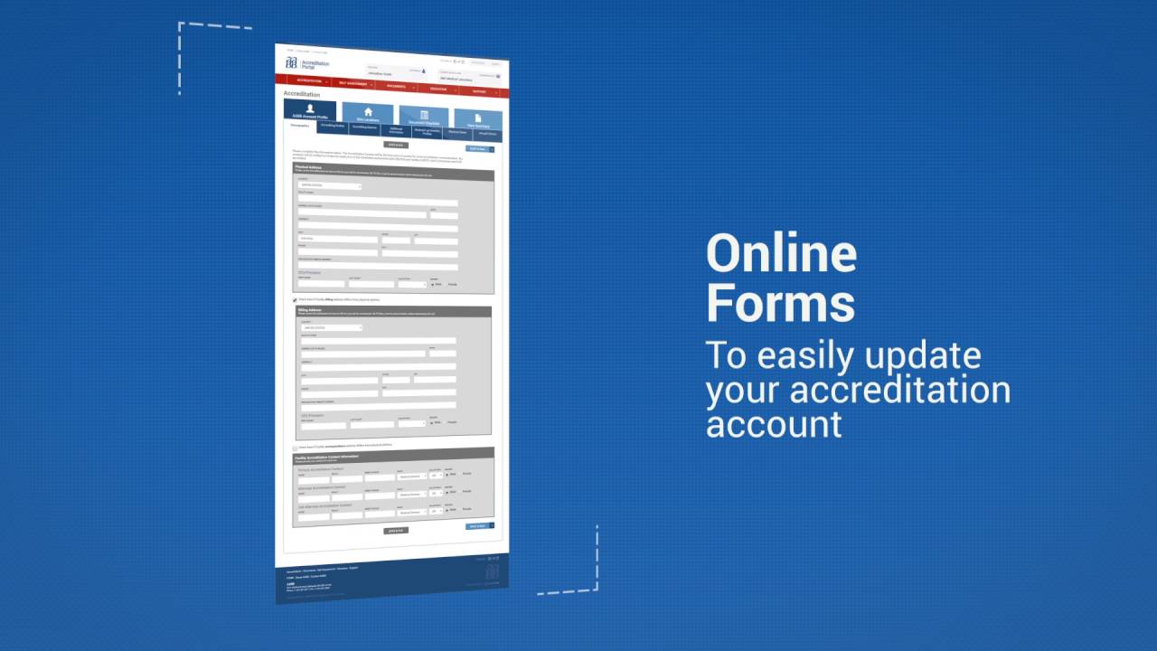 Sneak Peak of the New AABB Accreditation Portal - YouTube