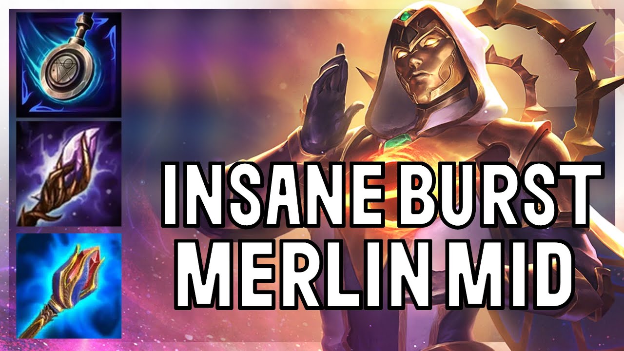 MERLIN DOES SO MUCH DAMAGE WITH THIS BUILD - Merlin Mid Ranked Conquest ...