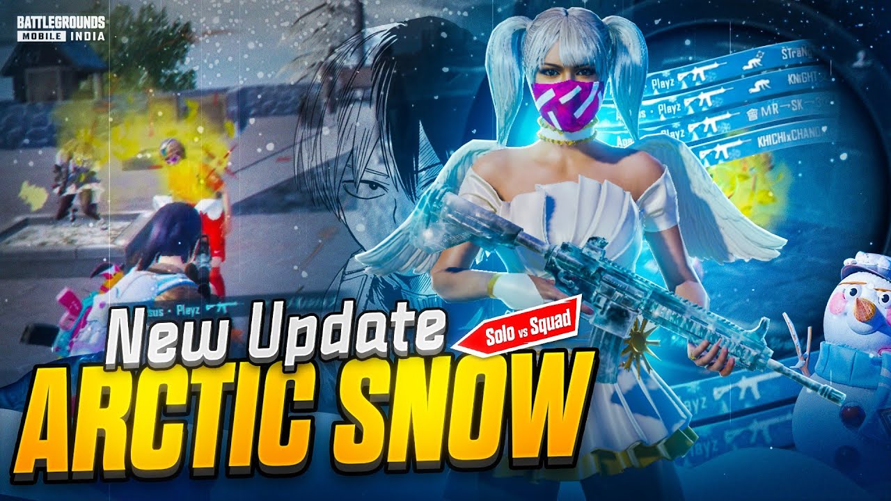 DESTROYING ENEMIES IN 2.9 UPDATE | ARCTIC SNOW ️ ⛄️ | BGMI 🔱 CLASSIC ...