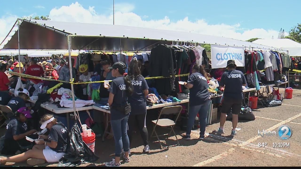 Convoy of Hope brings hope to Hawaii families - YouTube