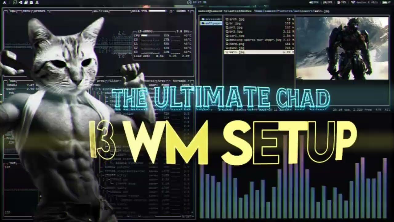 The Ultimate Chad i3 WM SetUp #i3 #i3wm #linux #ricing - YouTube