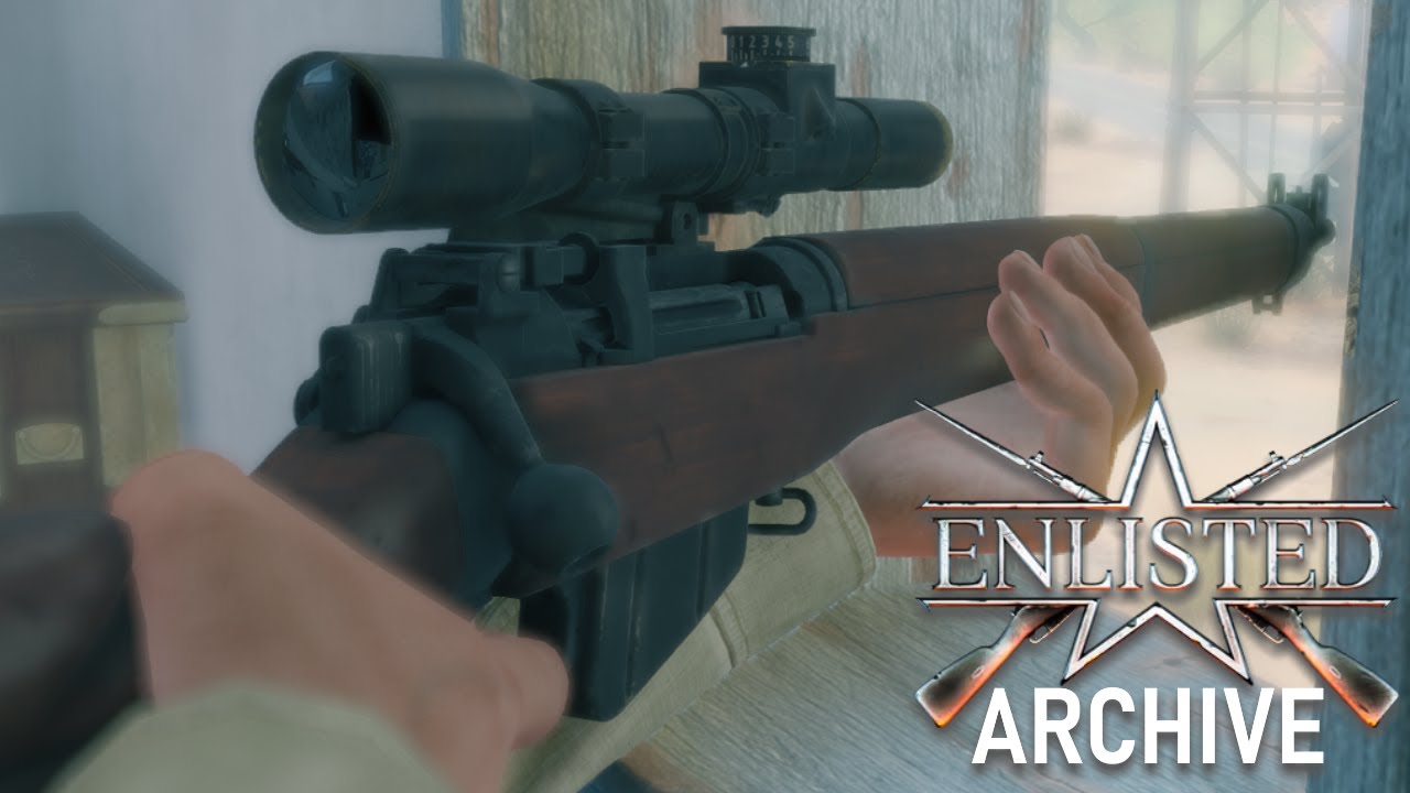 Enlisted Showcase - 018 - Sniper Lee Enfield No. 4 Mk. I - YouTube