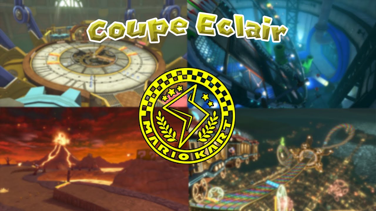 Mes records de Mario Kart 8 Deluxe : la coupe Éclair - YouTube