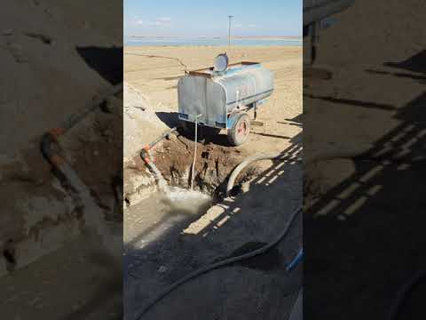 water well with crack #water çatlağa denk gelen su sondajı böyle olur @muhtarsondaj1993