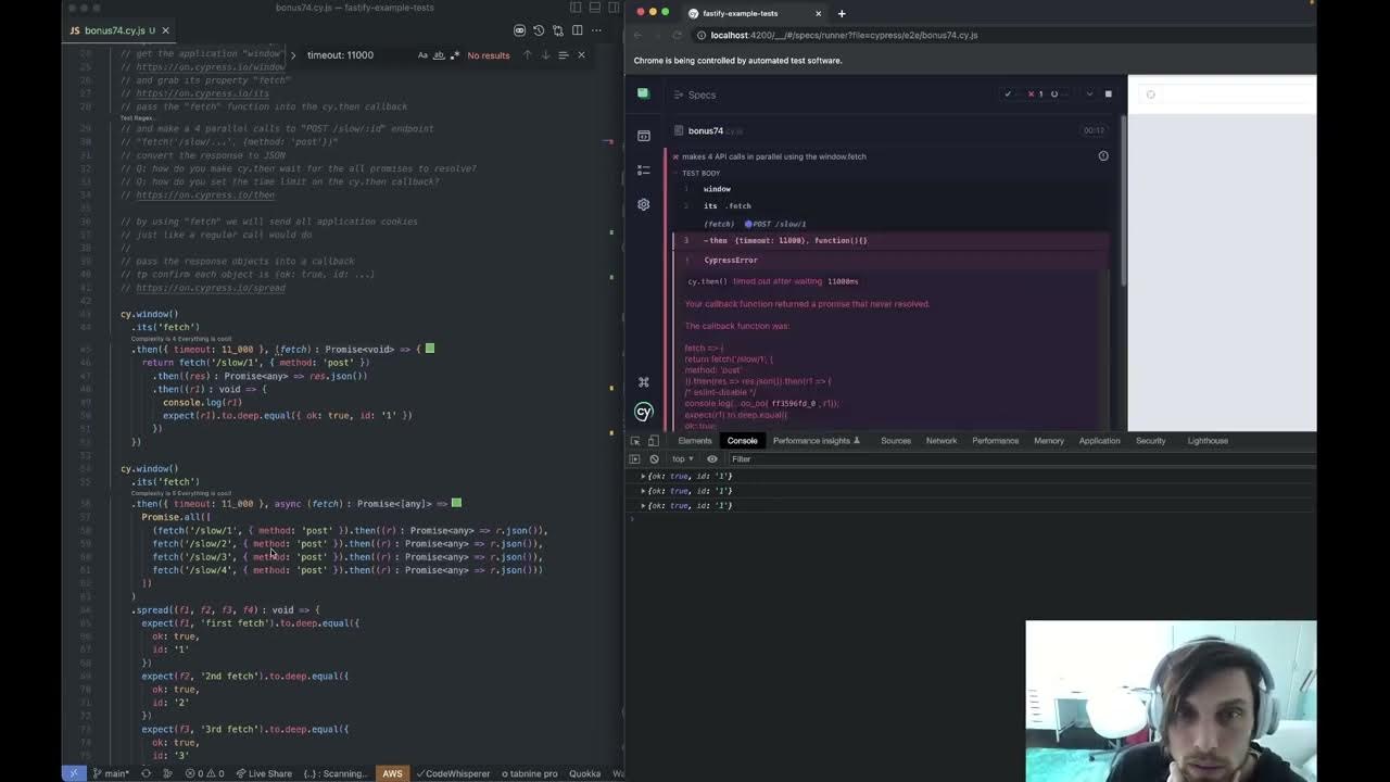 async await with cypress - YouTube