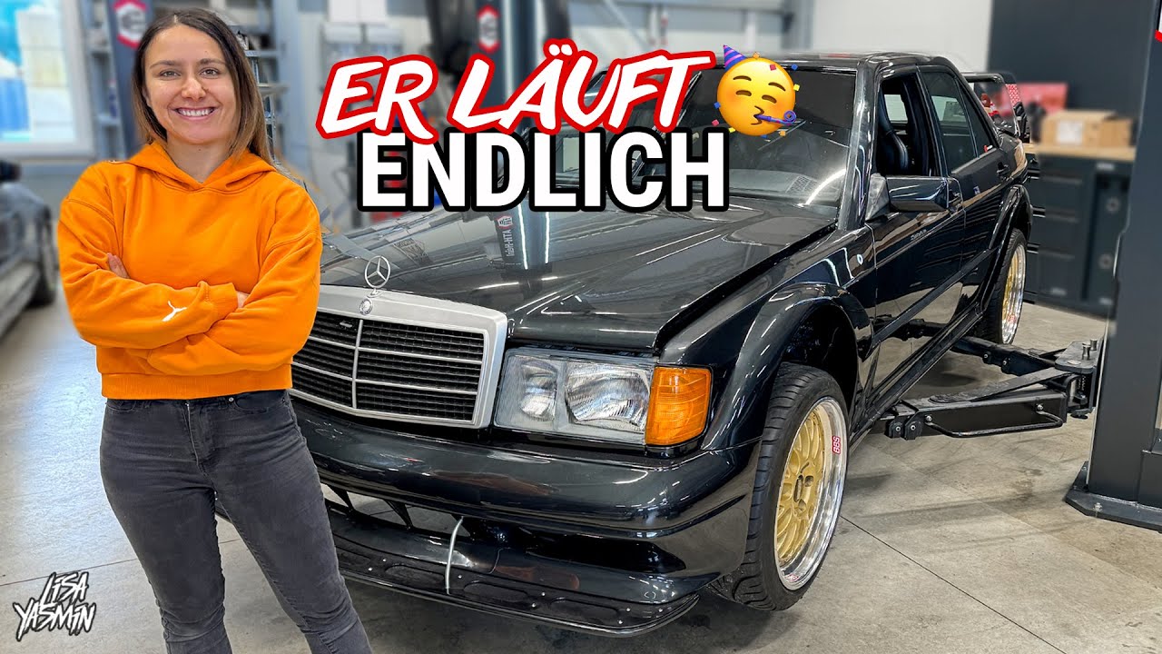 Endlich läuft der Benz 🥳 | Evo 2 Umbau - Teil 42 | Lisa Yasmin - YouTube