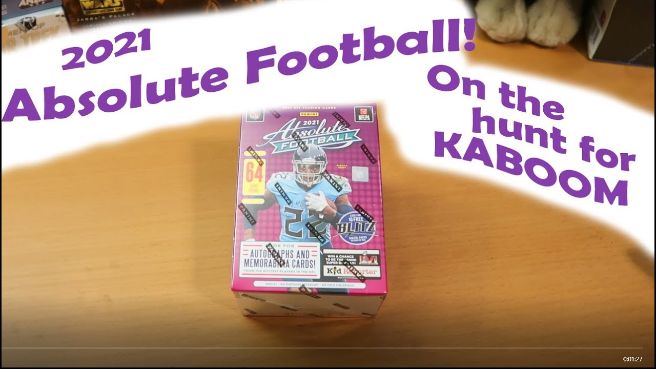 Absolute Football Blaster Box Opening! Hunting for Kaboom! - YouTube