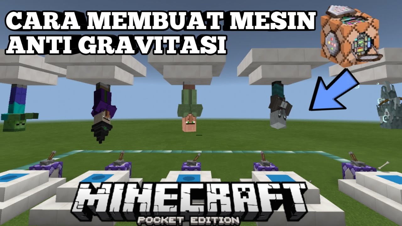 Cara Membuat MESIN ANTI GRAVITASI !? NO MODS!! di MINECRAFT 1.1 Kreasi ...