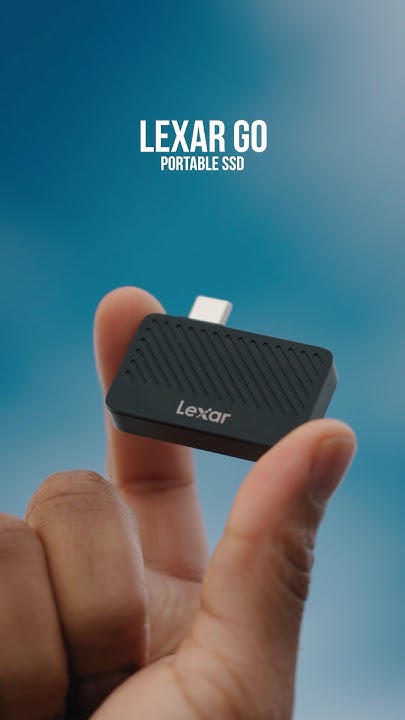 BEST Creator Accessory for iPhone 16 Pro (Lexar Go Portable SSD) - Tiny SSD for mobile ...