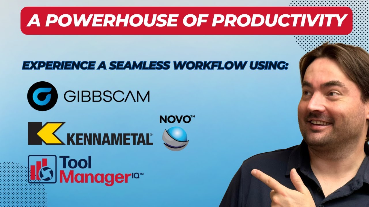 GibbsCAM + Kennametal NOVO+ ToolManageriQ: A powerful worokflow! - YouTube