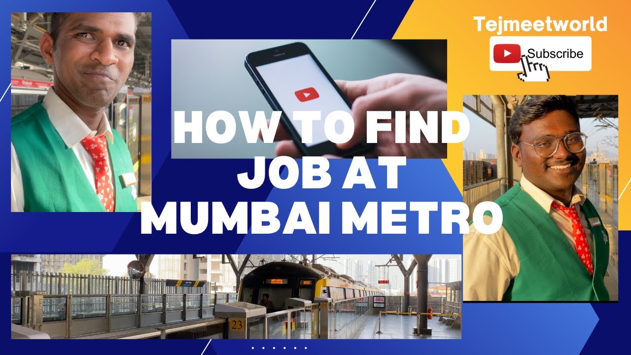Job at Mumbai Metro | मुंबई मेट्रो में नौकरी - YouTube