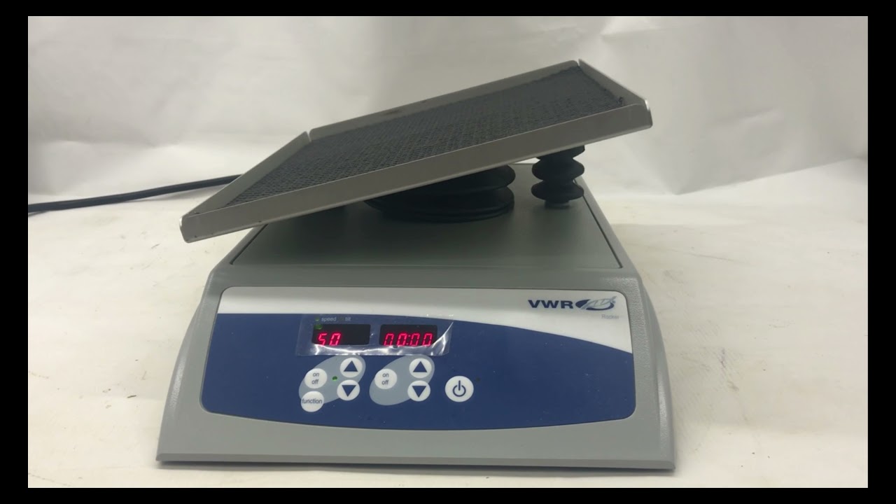 VWR Digital Rocker 12620 906 Platform Shaker 2D in0938 2 2 - YouTube