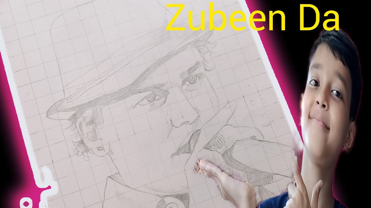 How To Draw Zubeen Garg Step By Step\Outline Zubeen Garg\Zubeen Garg ...