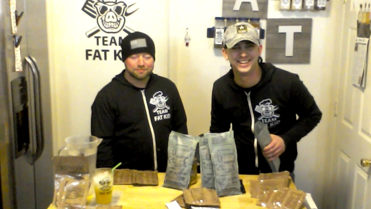 Team Fat Kid MRE Day! - YouTube