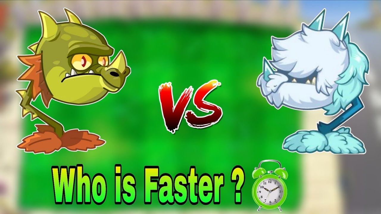 Snapdragon vs Cold Snapdragon : The Ultimate Speed Test | PvZ 2 Battle ...