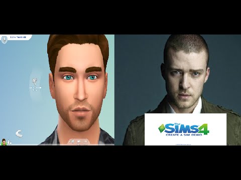The Sims 4: CAS Demo - Justin Timberlake - YouTube