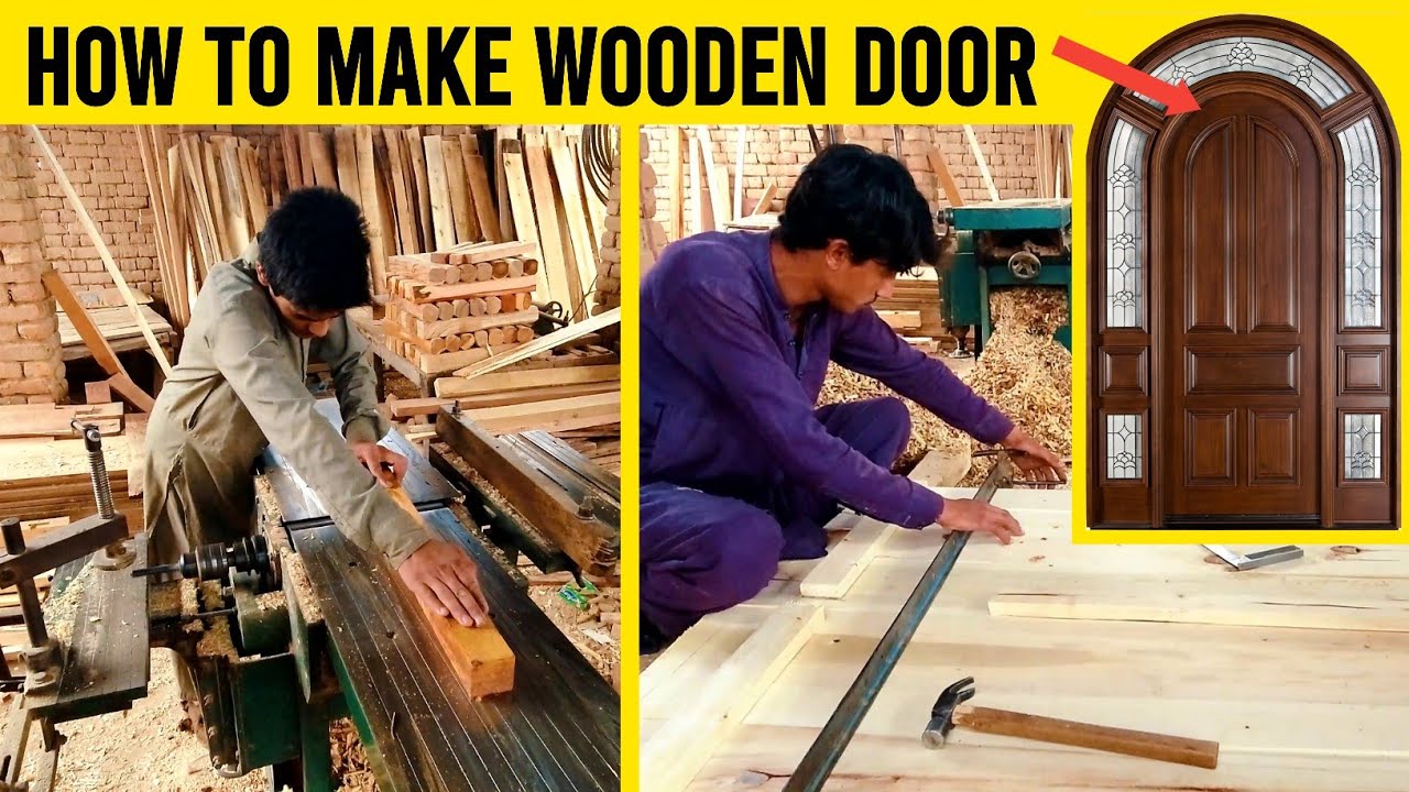 Master Carpenter Reveals How to Craft a Beautiful Wooden Door - YouTube