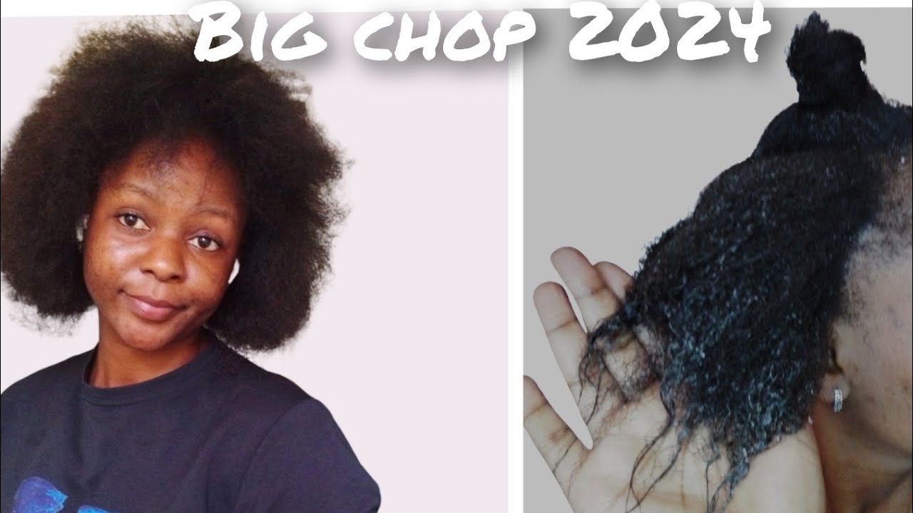 Big chop 2024 / big chop relaxed hair after 1/2 Year transitioning to ...