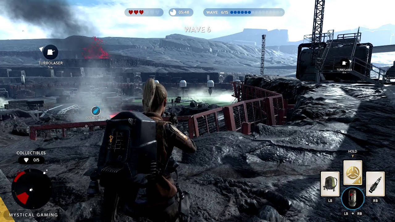Star Wars Battlefront - Survival - Sullust (XBOX ONE) - YouTube