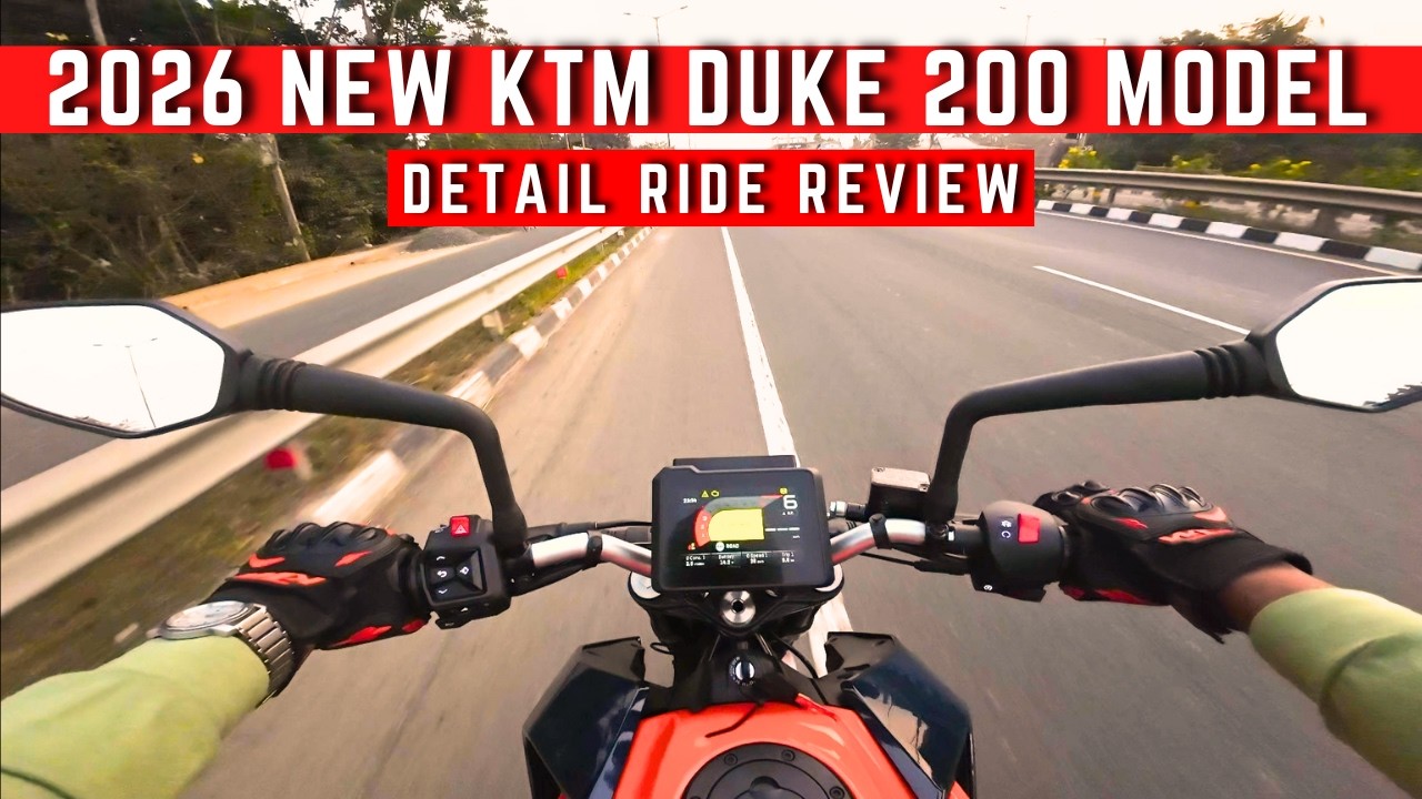 Finally 2026 KTM Duke 200 Atlantic Blue Color Ride Review | Better Than ...