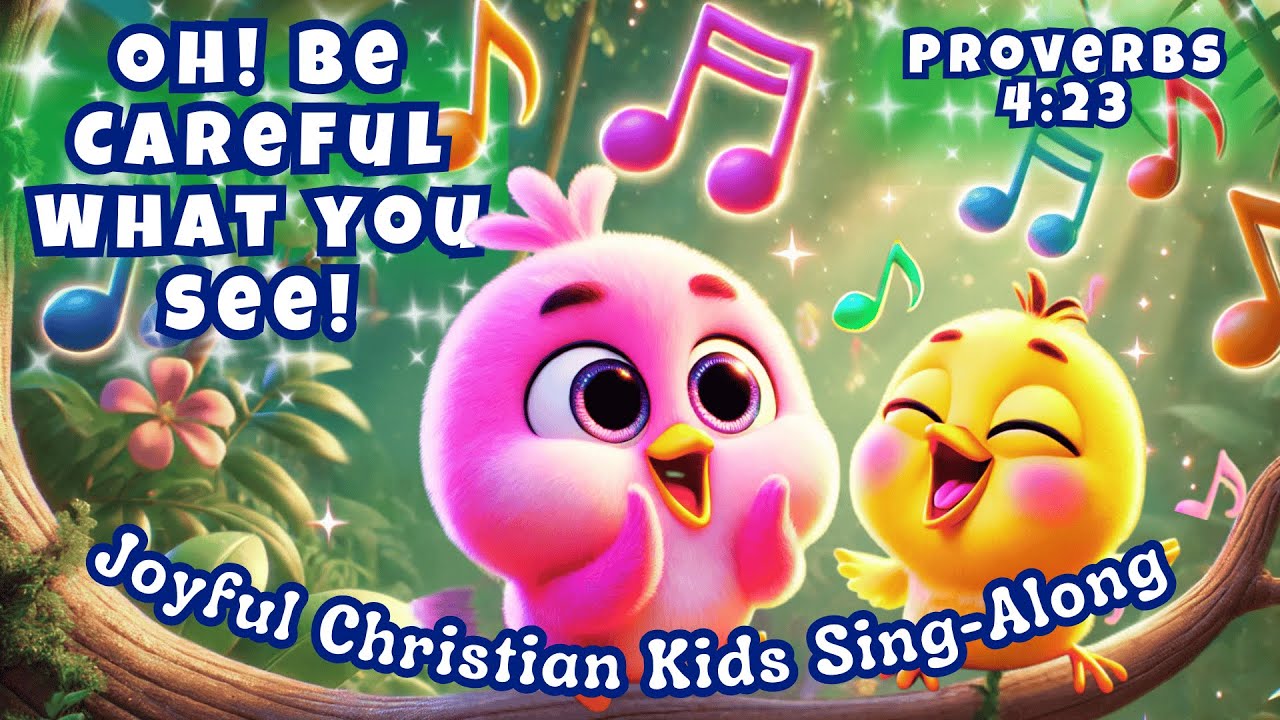 Oh Be Careful Little Eyes |Bible Song for Toddlers w/ Actions & Lyrics ...