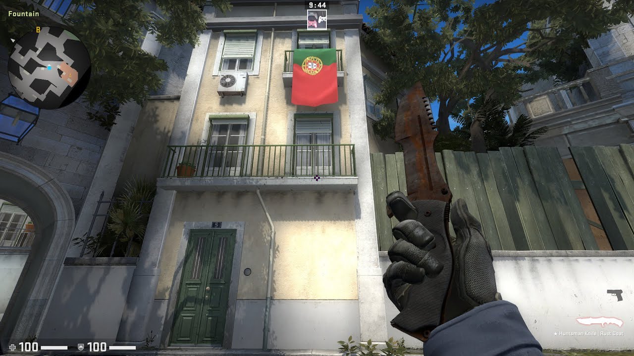 CSGO Huntsman Knife Rust Coat Battle Scarred - YouTube